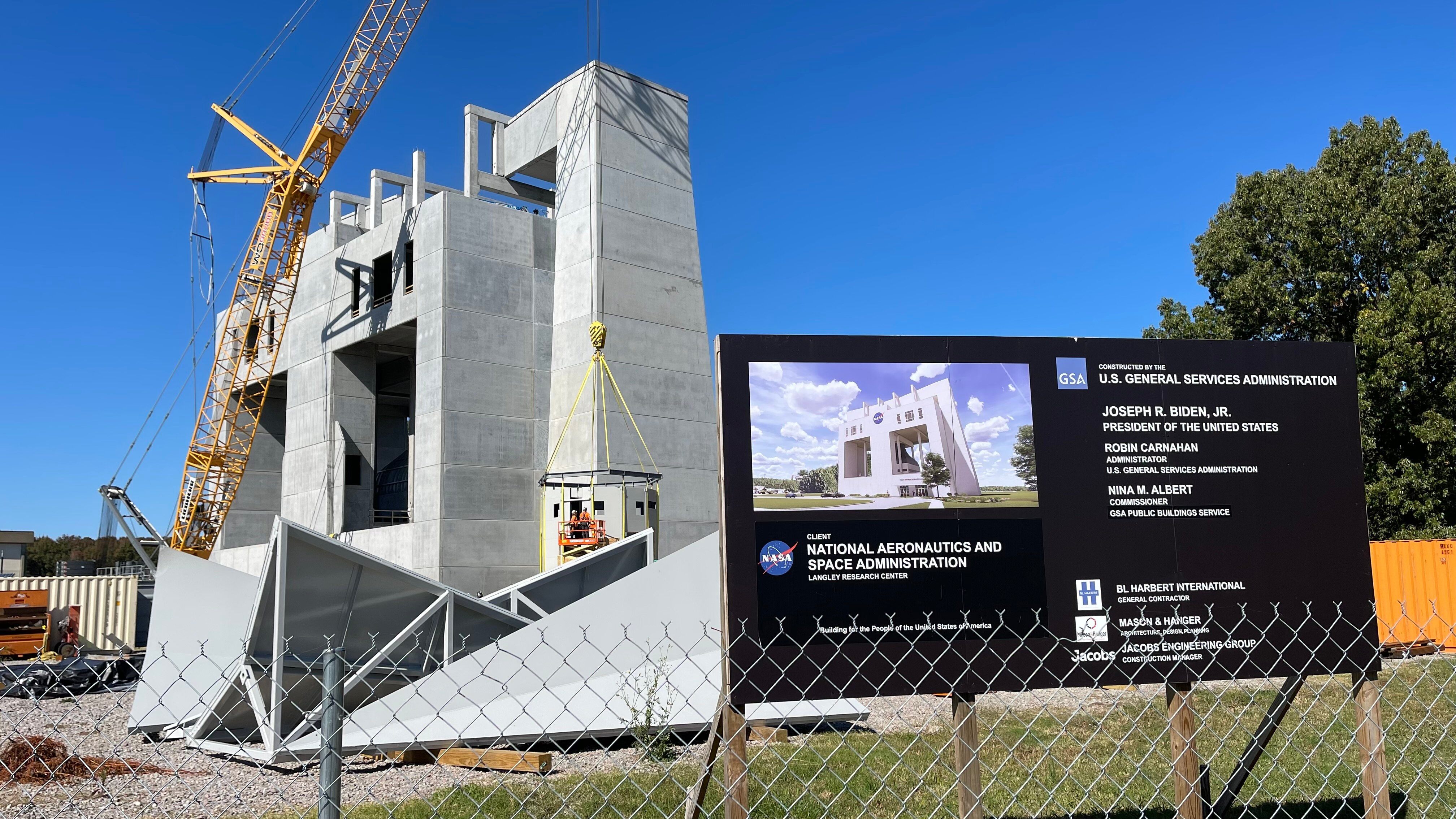 Construction Progress on NASA’s New Flight Dynamics Research Facility